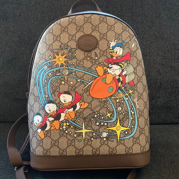 Gucci | Bags | Gucci X Disney Donald Duck Backpack | Poshmark